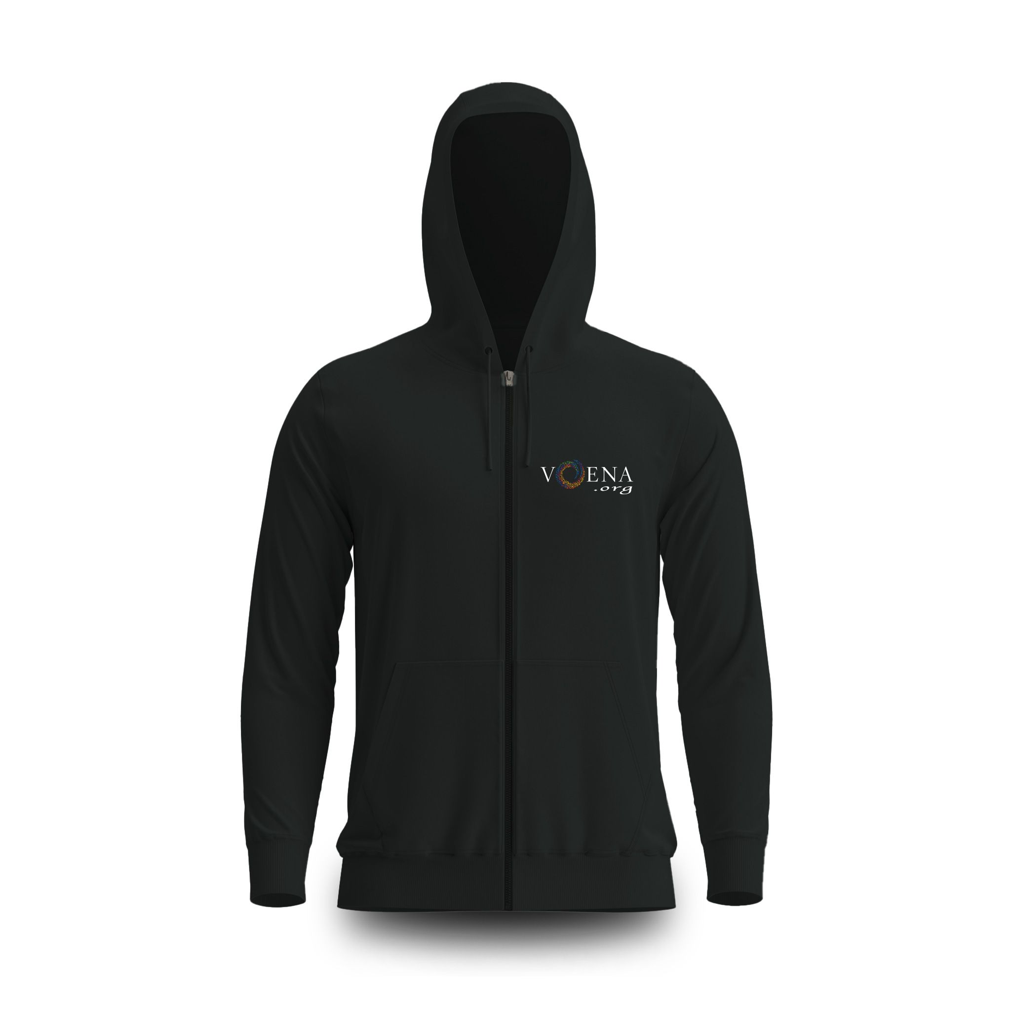 VOENA Black Zipup Hoodie - VOENA Childrens Choir