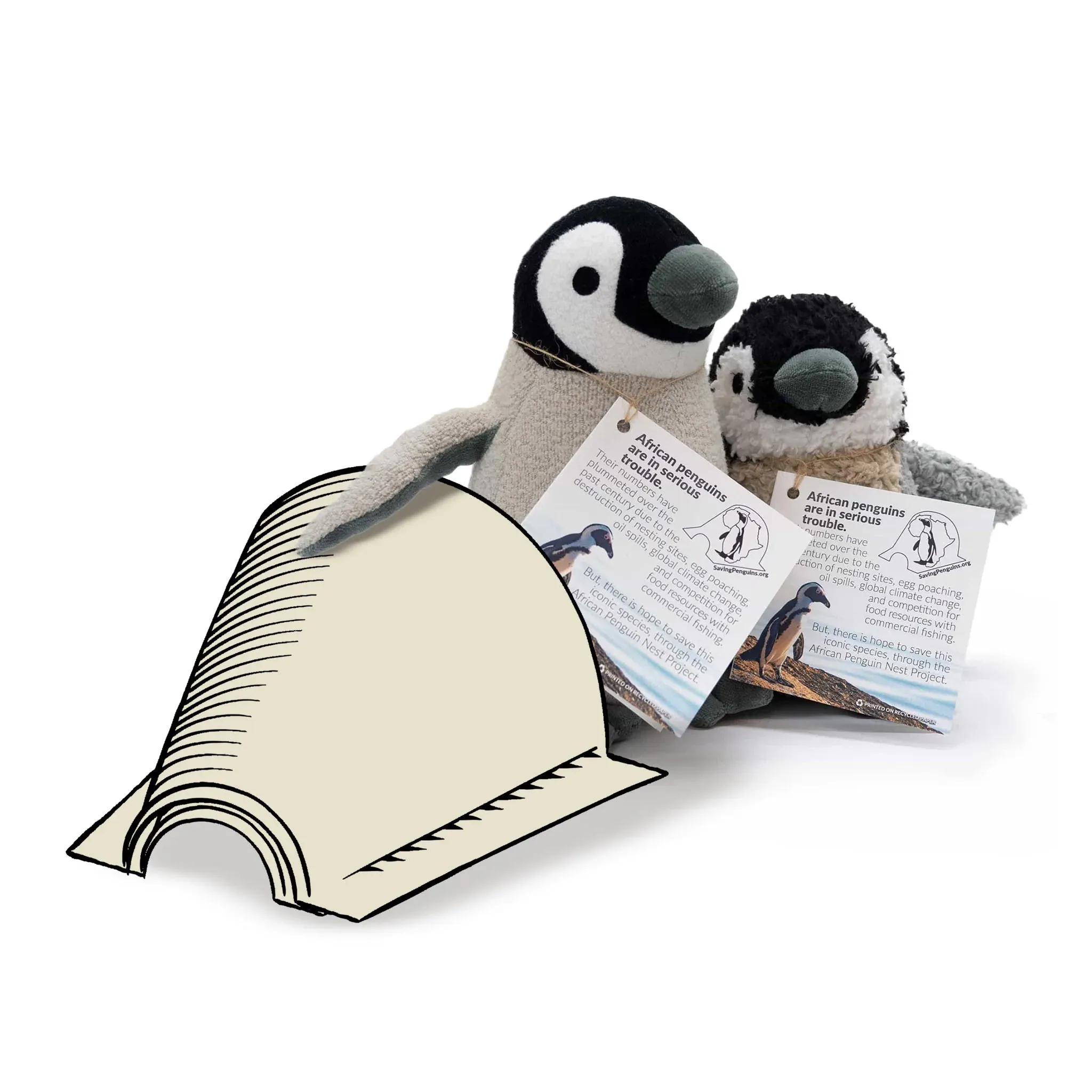 Sponsor A Penguin Nests + Certificate of Adoption + Penguin Family Set ...