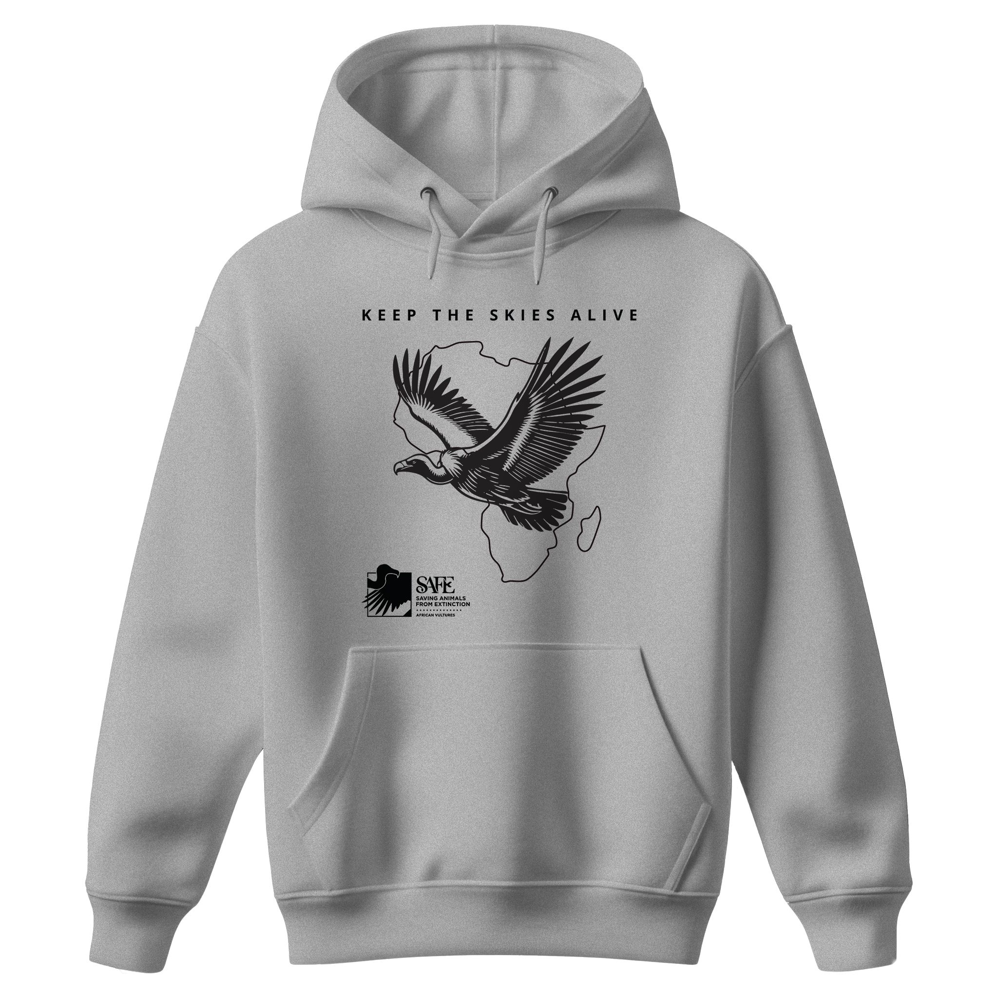 Keep the Skies Alive - Unisex Pullover Hoodie | African Vulture SAFE ...